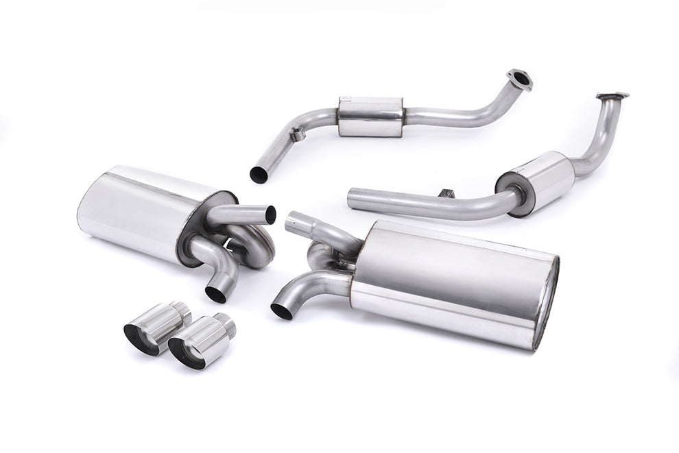 Milltek Cat Back Non-Resonated Exhaust System for Porsche 987 Cayman S ...