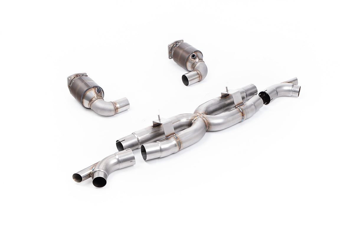 Milltek Full Race X Pipe Exhaust System with High Flow Sports Cats for ...