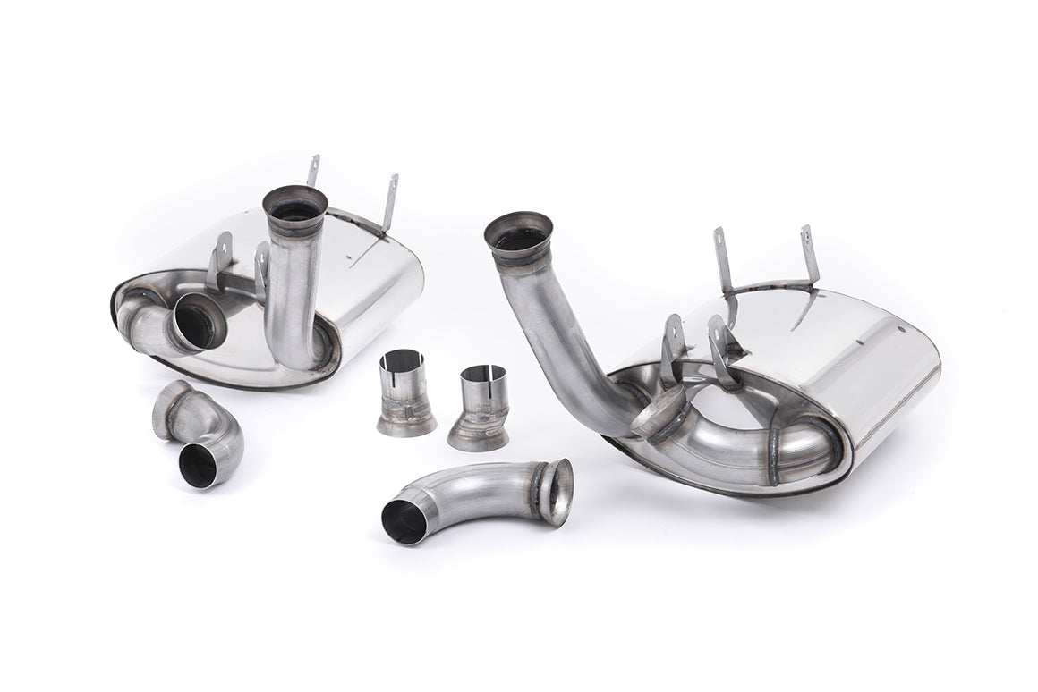 Milltek Rear Silencer Cup Exhaust System for Porsche 911 (997.1) Carre ...